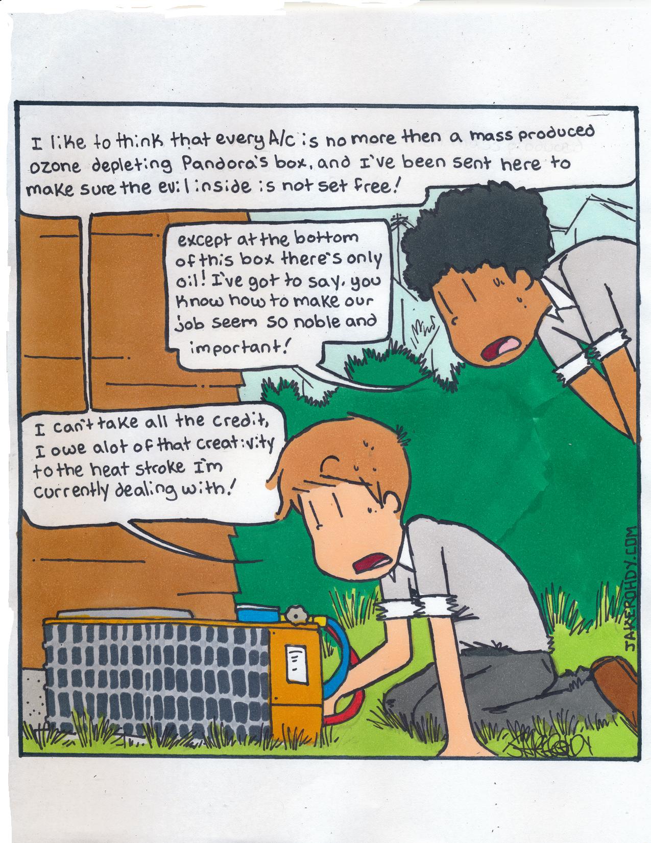 Comfort Zone | Jake Rohdy's Comics